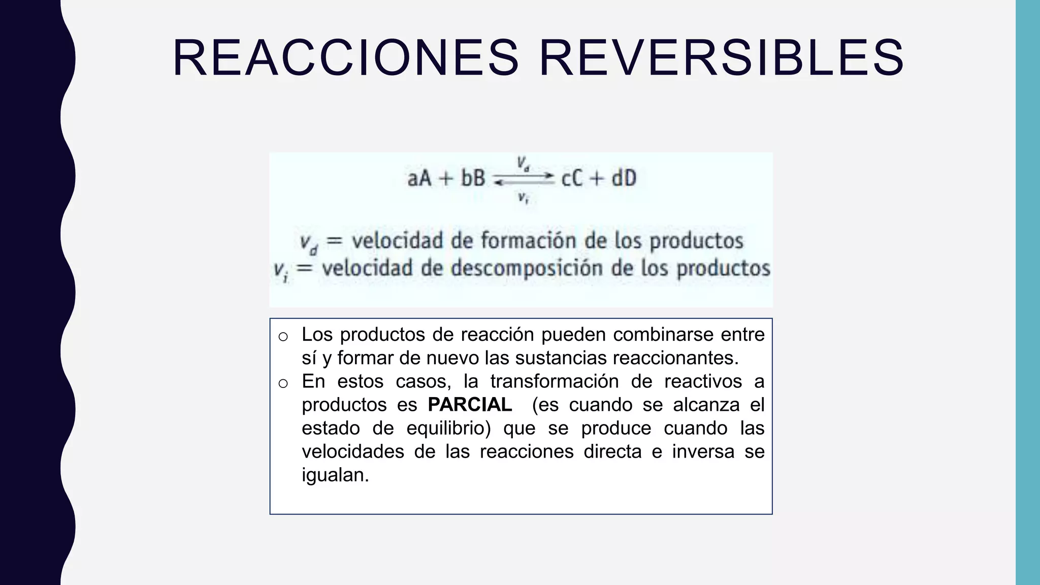 Equilibrio quimico: constante de equilibrio | PPTX