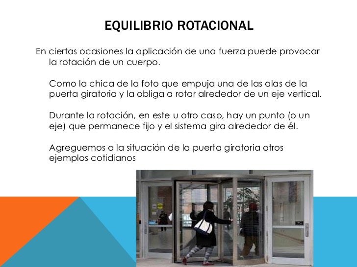Equilibrio Rotacional