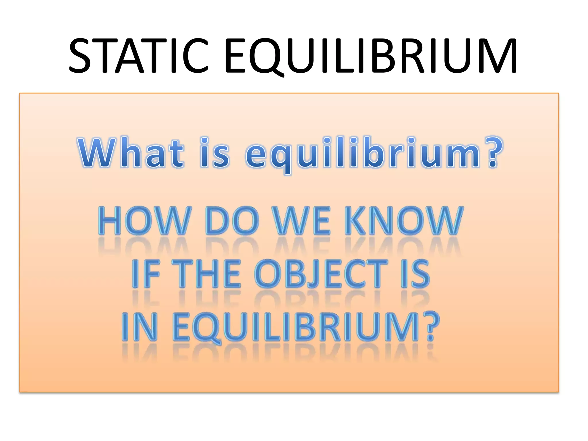 Equilibrium | PPTX