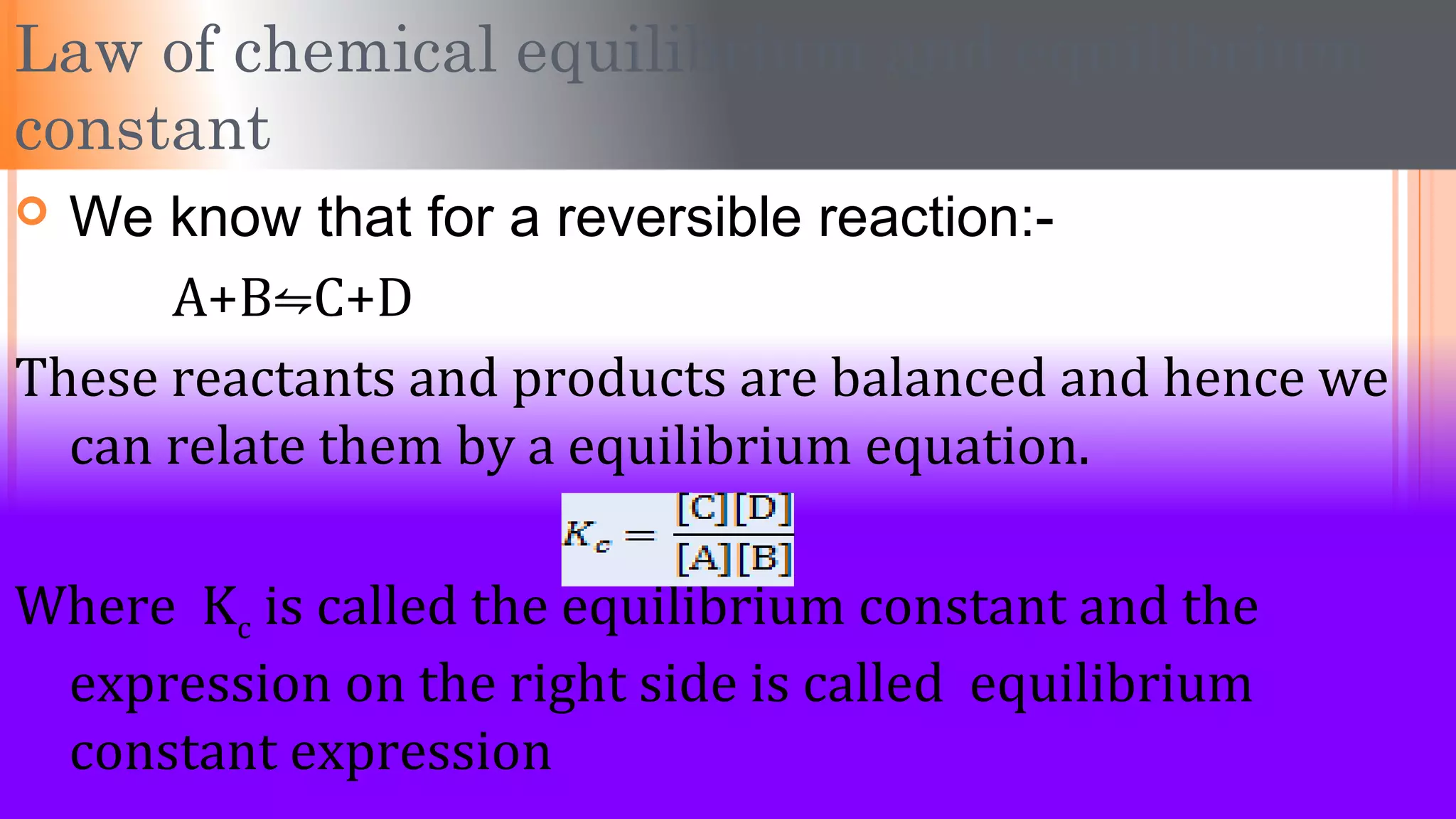 Equilibrium class 11 cbse NCERT | PPT