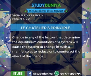 Equilibrium For IIT JEE | PDF