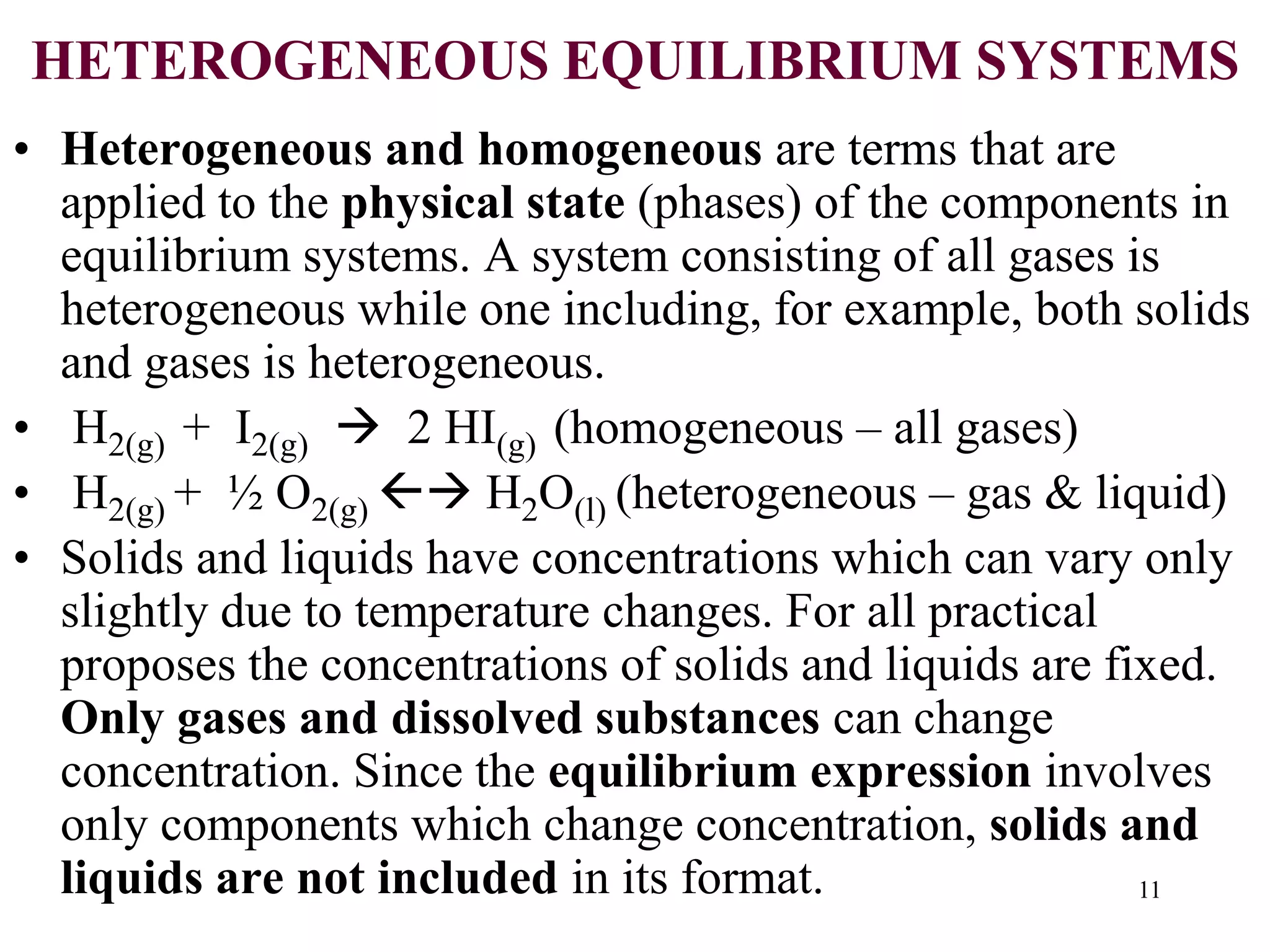 Chemical Equilibrium | PPSX