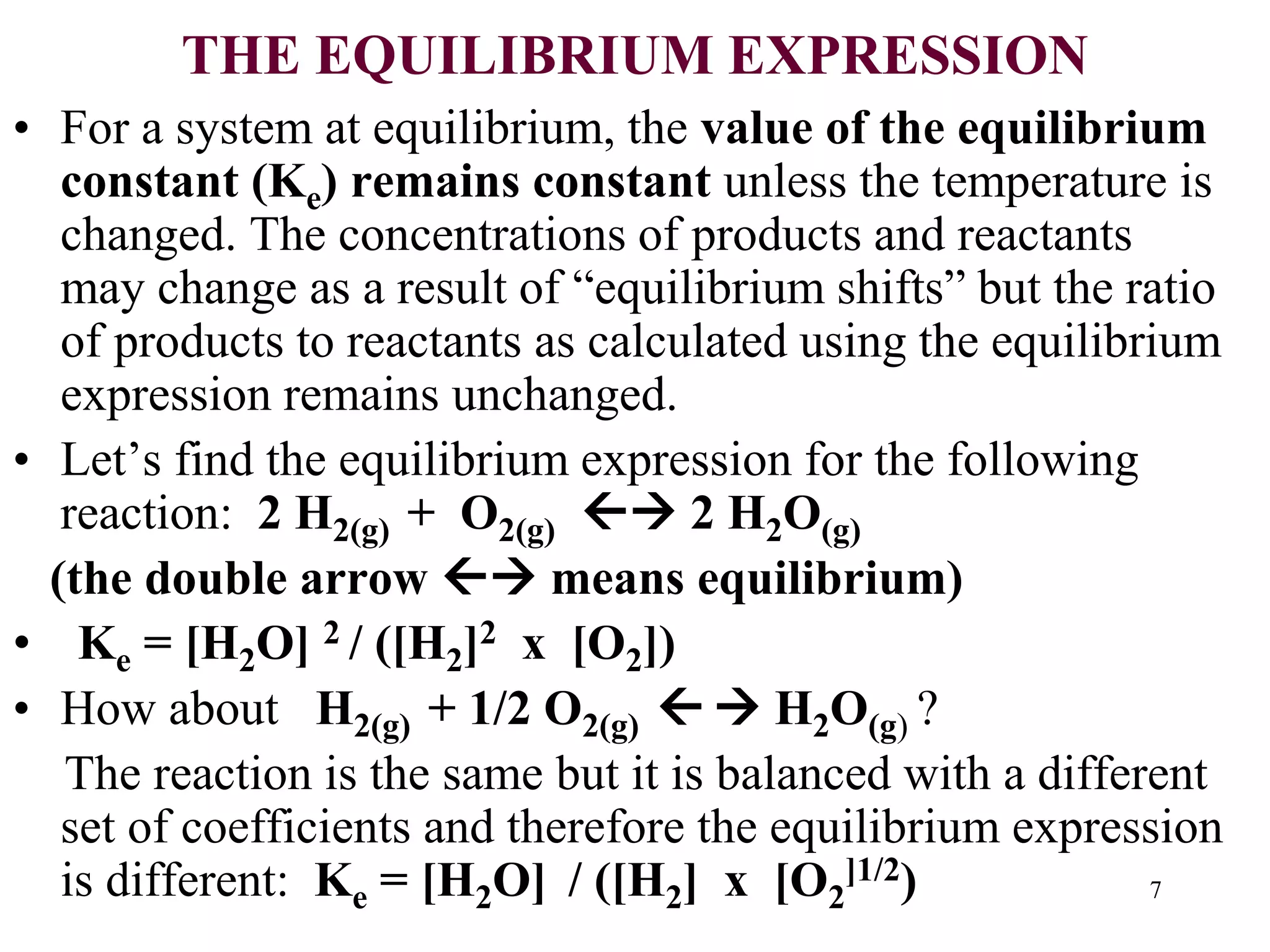 Chemical Equilibrium | PPSX