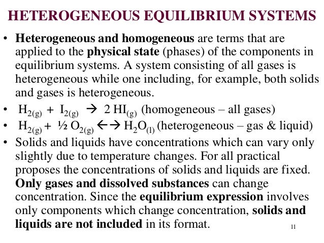 Chemical Equilibrium Chemical Equilibrium