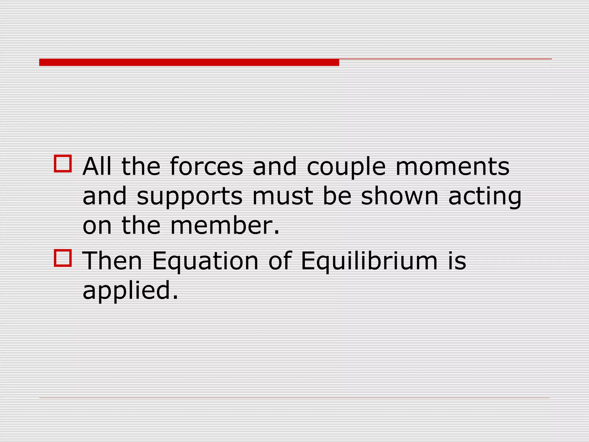 Presentation on Equilibrium and Equilibrium equation 2D | PPT