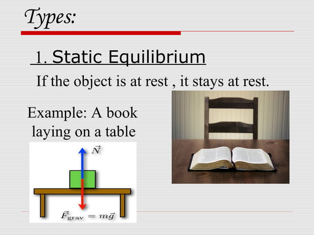 Presentation on Equilibrium and Equilibrium equation 2D | PPT