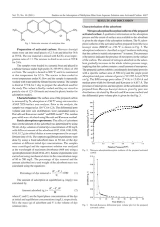 Equilibrium and kinetic studies on the adsorption of methylene blue from aqueous solution onto ...