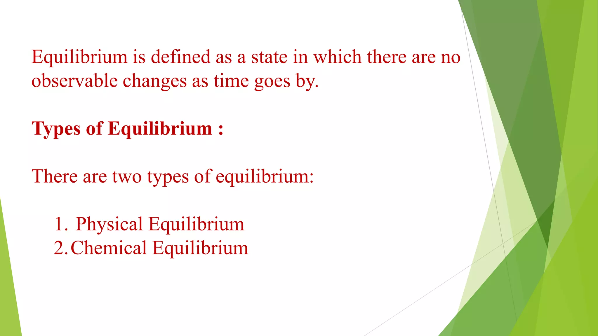 Equilibrium and types of equilibrium | PPTX