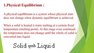 Equilibrium and types of equilibrium | PPTX