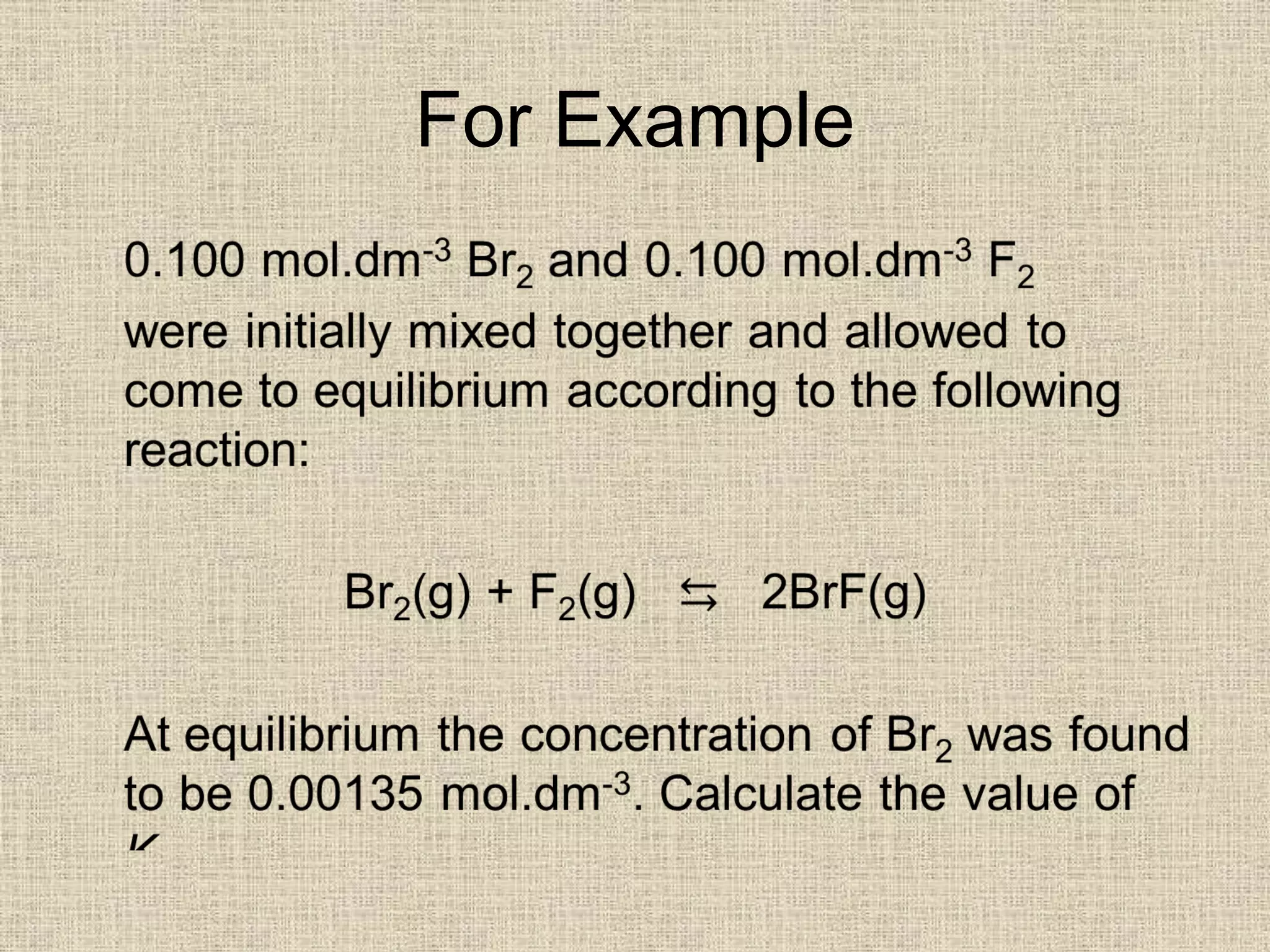 Equilibrium kc calculations | PPT