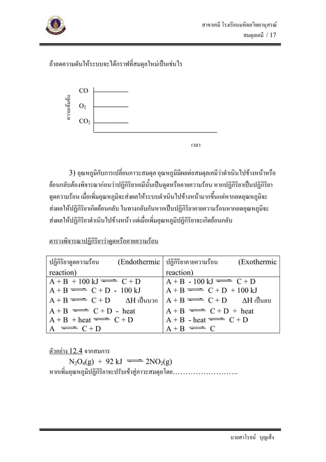 Equilibrium mahidol | PDF