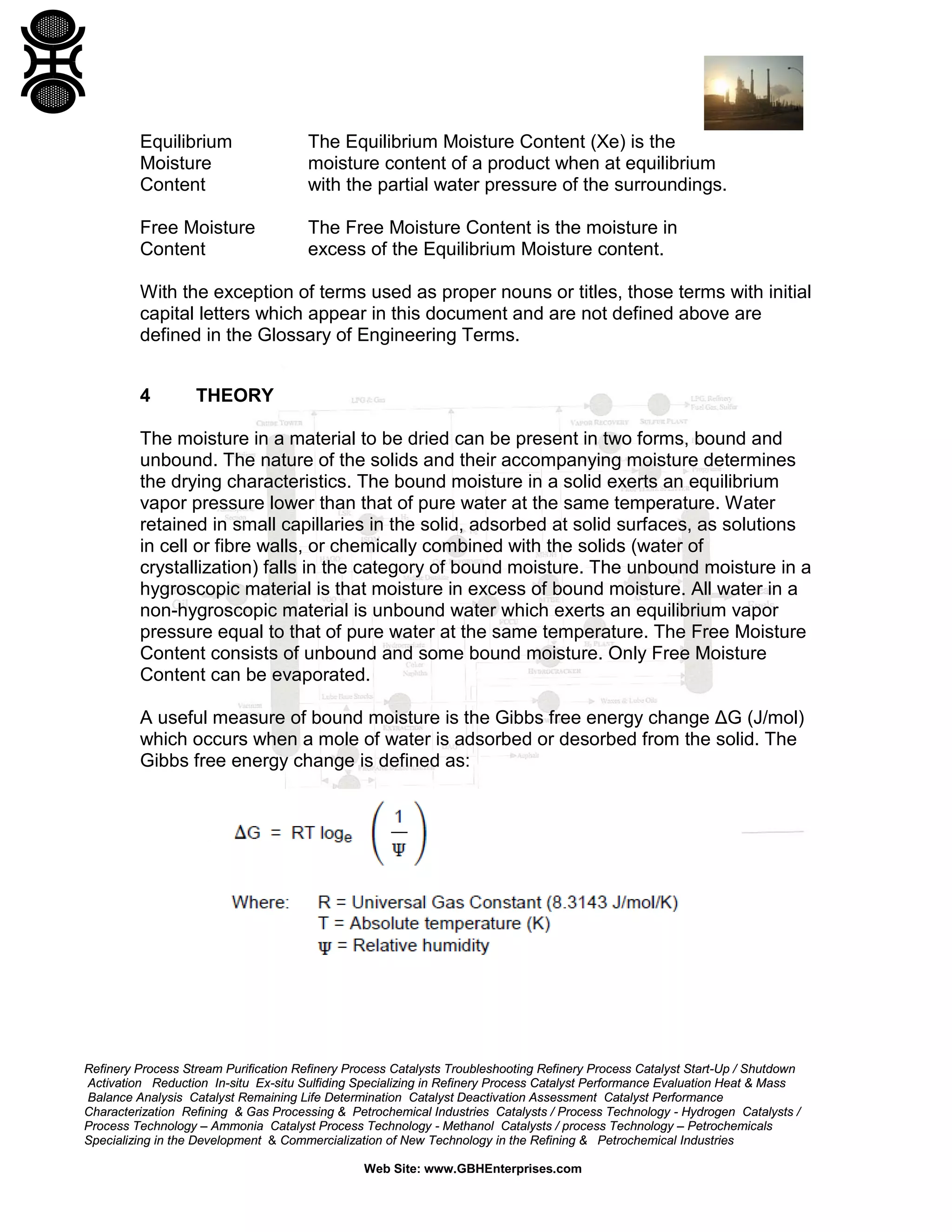 Equilibrium Moisture Content | PDF