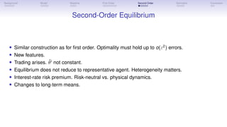 Incomplete-Market Equilibrium with Unhedgeable Fundamentals and Heterogeneous Agents | PDF