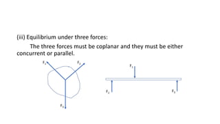 Equilibrium of rigid bodies | PPTX