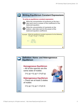 Equilibrium slides | PDF