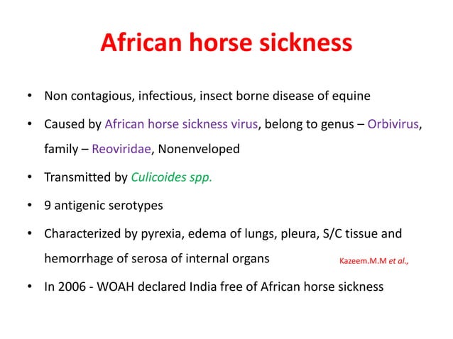 Equine diseases | PPSX