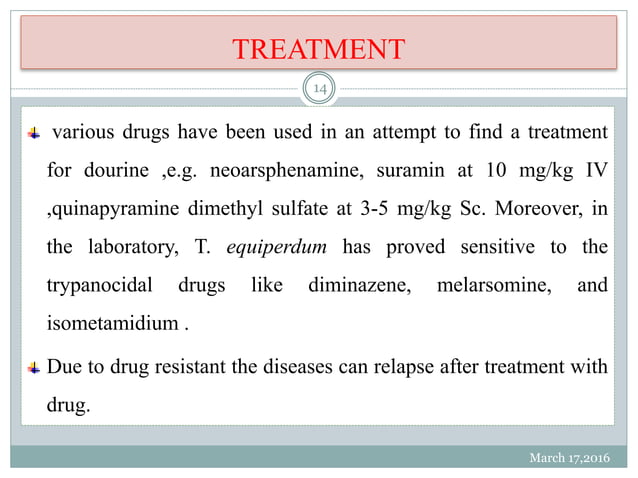 Equine trypanosomiasis(dourine) | PPTX