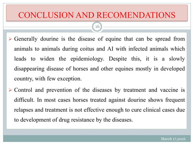 Equine trypanosomiasis(dourine) | PPTX