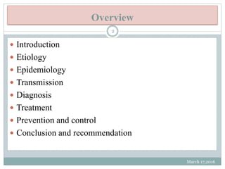 Equine trypanosomiasis(dourine) | PPTX