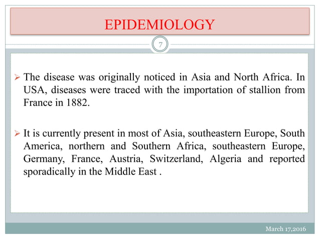 Equine trypanosomiasis(dourine) | PPTX