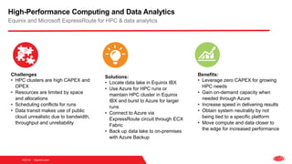 Equinix microsoft 2019 use case playbook | PPTX