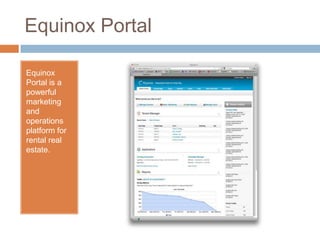 Equinox Portal Listing Manager | PPTX
