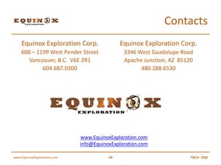 Equinox Exploration Presentation | PDF