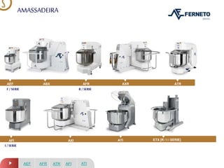 Portfolio equipamentos Ferneto Brasil / panificação e confeitaria | PPTX