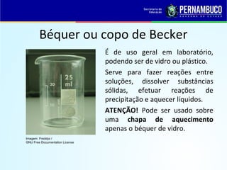 Equipamentos utilizados em laboratório de química | PPT