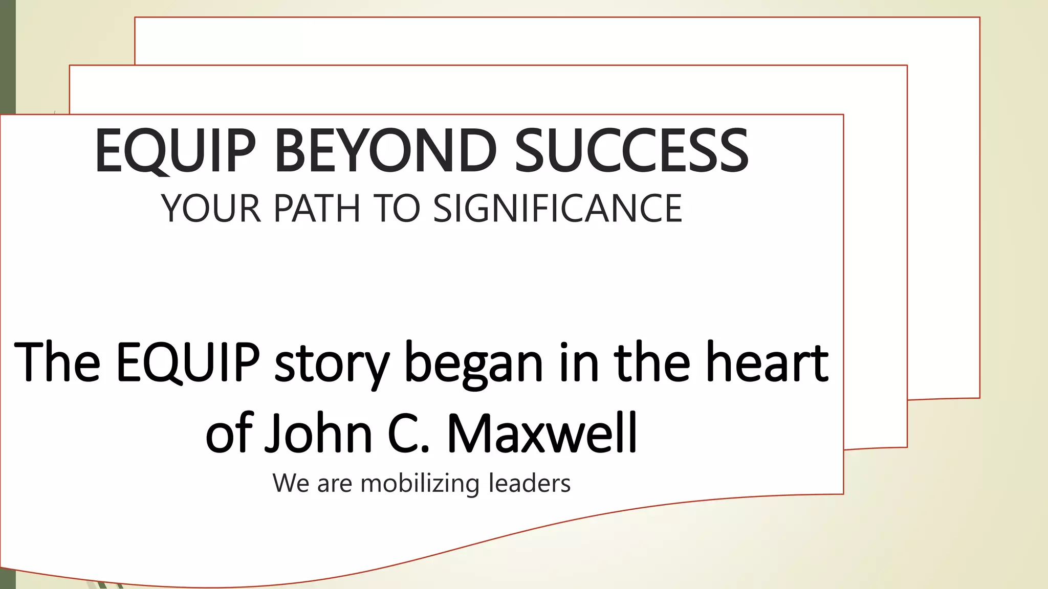 EQUIP BEYOND SUCCESS.pptx