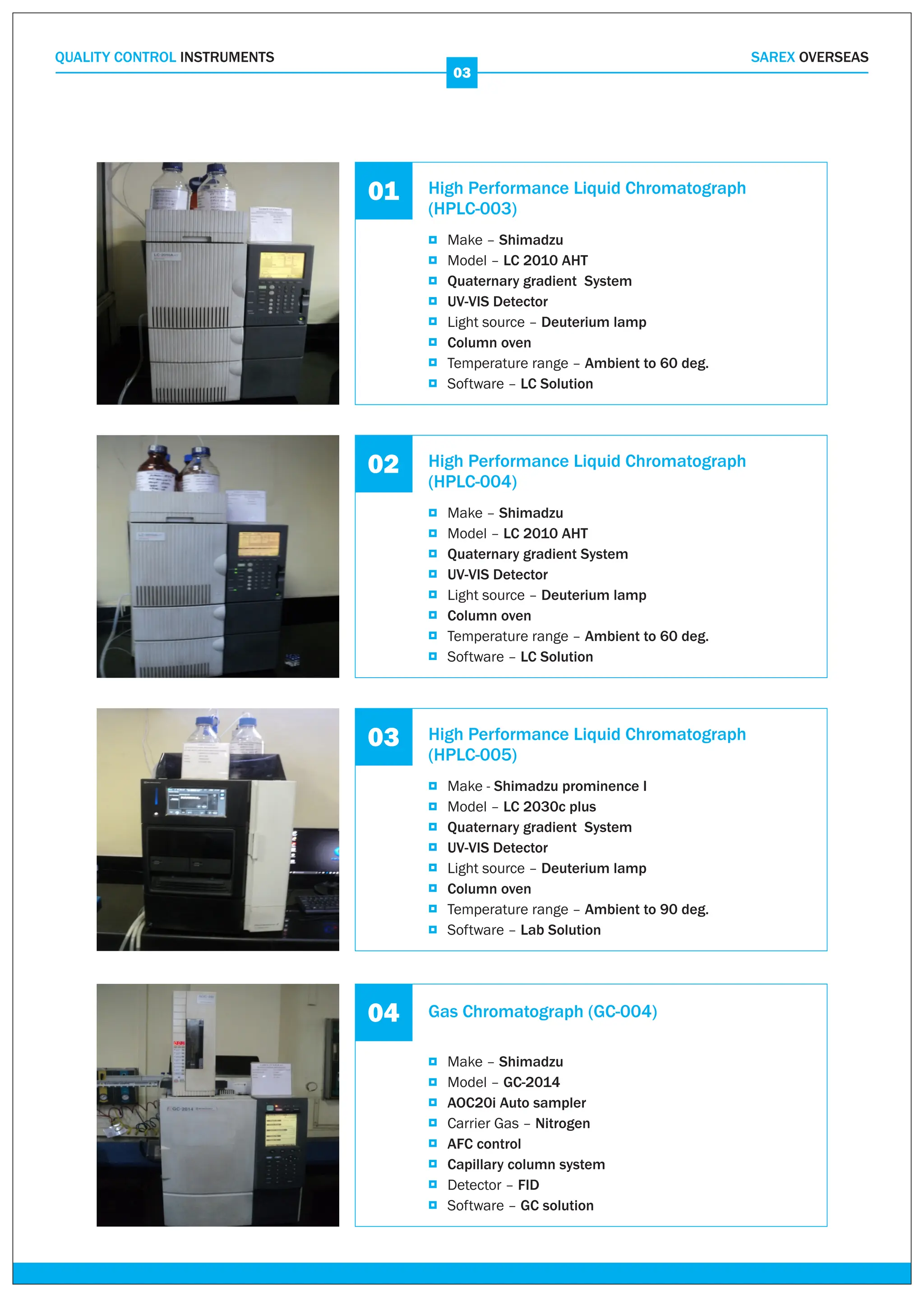 Equipment-list-Quality-Control.qualiy control | PDF