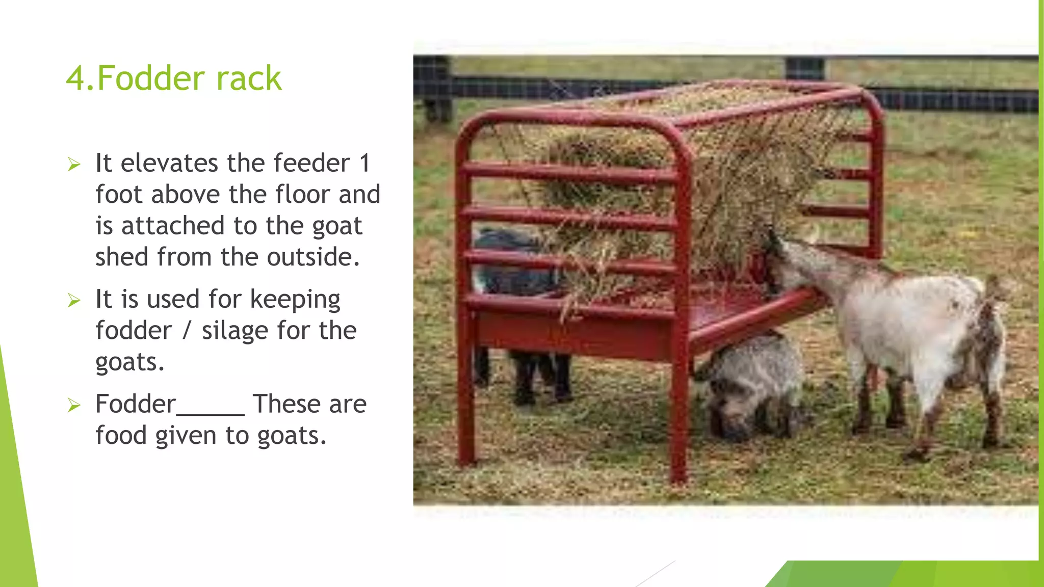 EQUIPMENT AND FACILITIES IN THE GOAT PROJECT.pptx