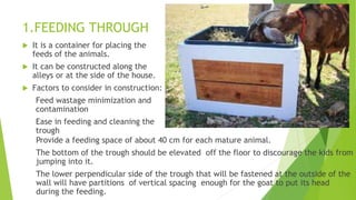 EQUIPMENT AND FACILITIES IN THE GOAT PROJECT.pptx