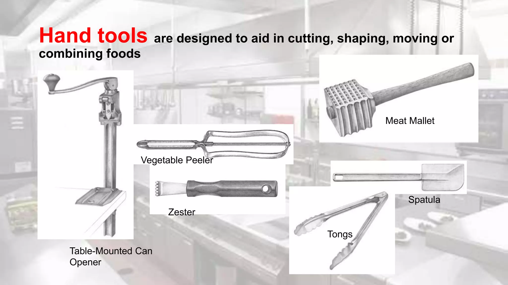 Equipment and fuel used in kitchen | PPTX