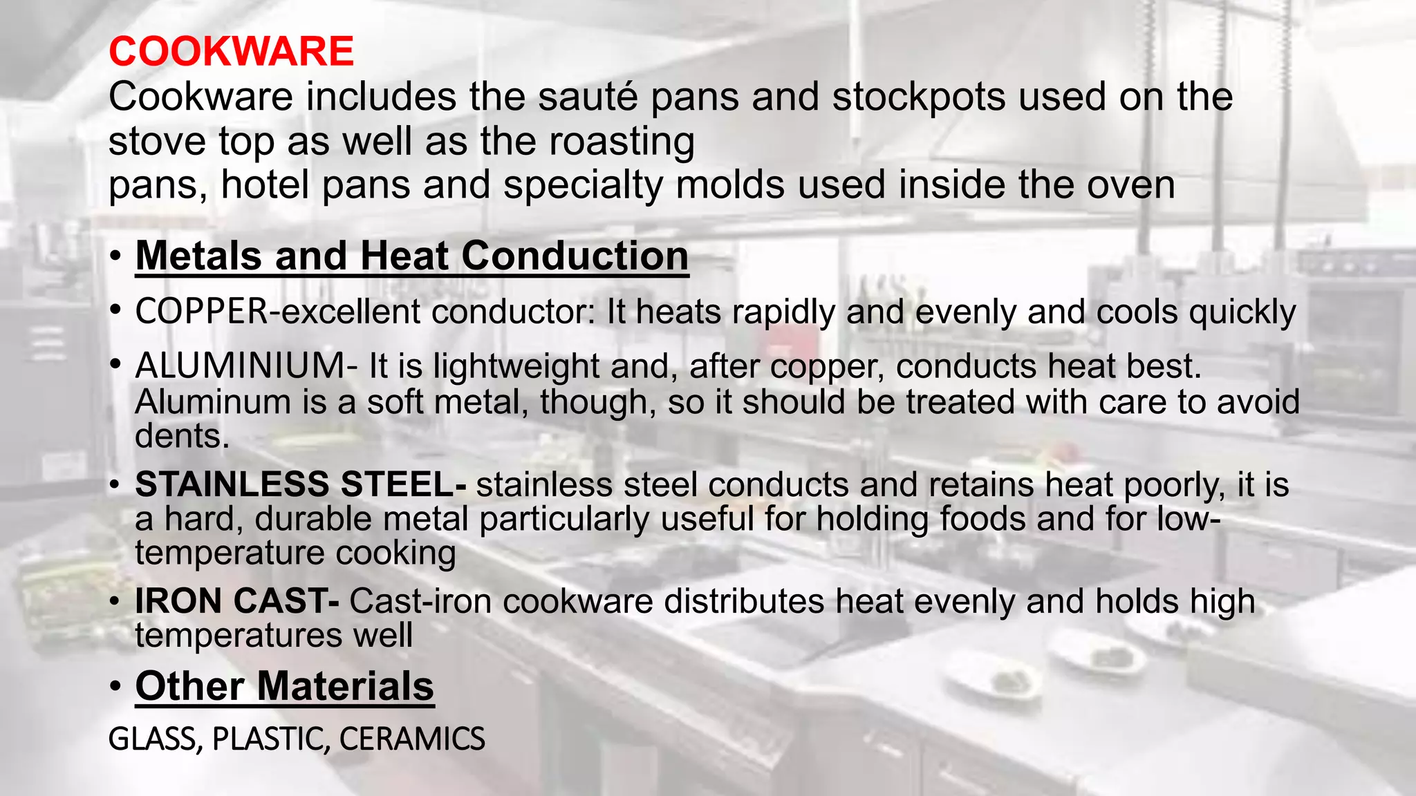 Equipment and fuel used in kitchen | PPTX