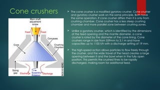 in various crushing and grinding, milling | PPTX