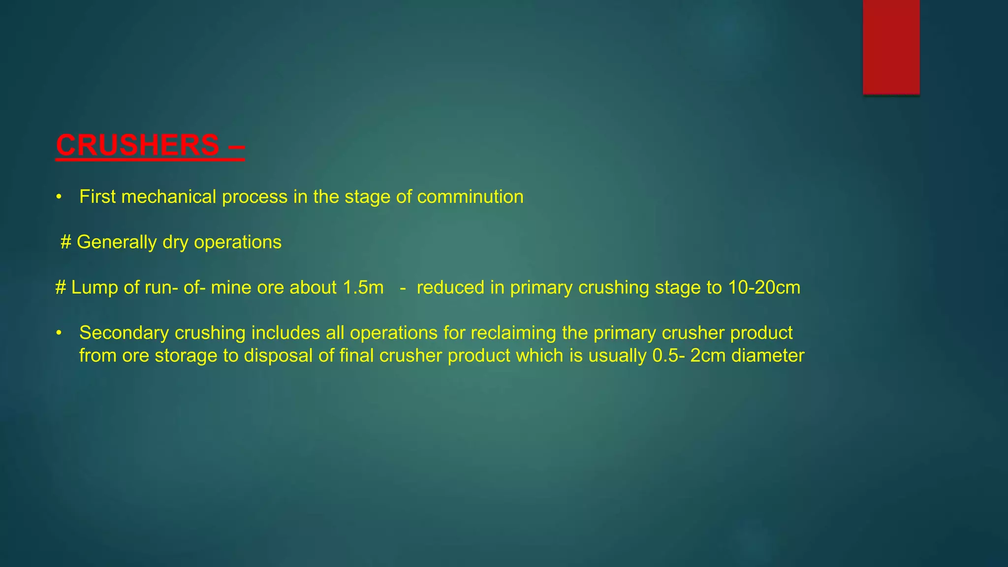 EQUIPMENT AND STEP INVOLVED IN LIBREATION AND COMMINUTION (1).pptx