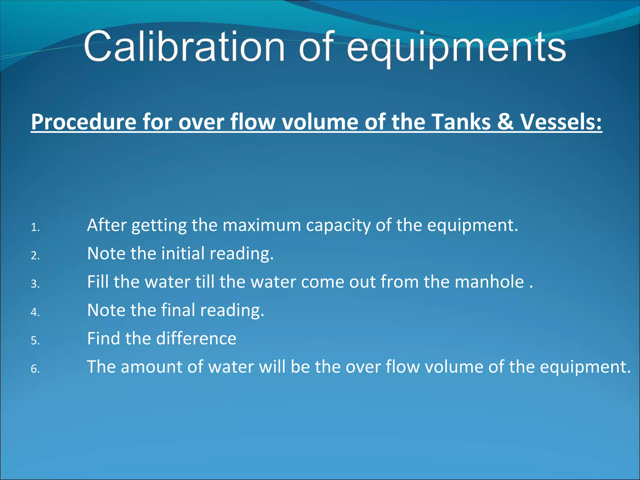 Equipment calibration PPT by Shravan Kumar | PPT