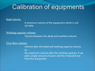 Equipment calibration PPT by Shravan Kumar | PPT