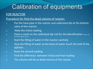 Equipment calibration PPT by Shravan Kumar | PPT