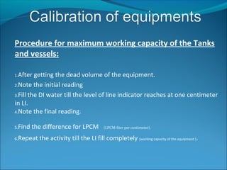 Equipment calibration PPT by Shravan Kumar | PPT