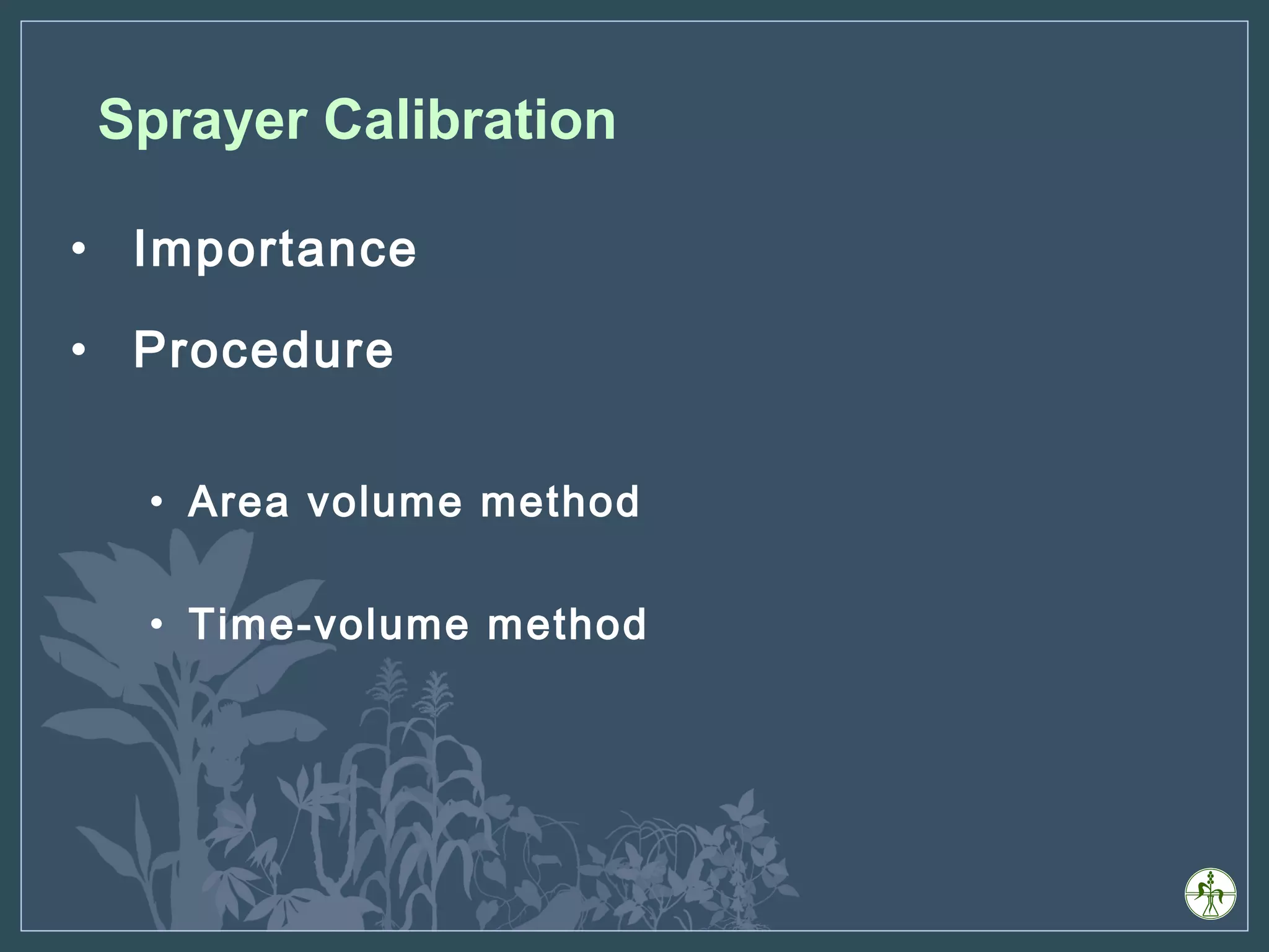 Equipment calibration knapsack | PPT