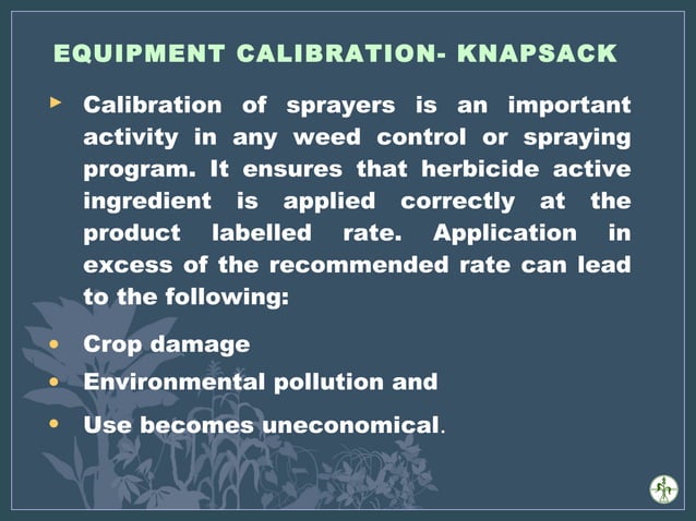 Equipment calibration knapsack | PPT
