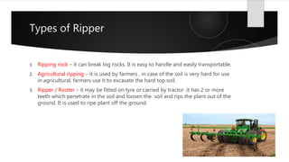 Equipment for earth work (for civil engineering) | PPTX