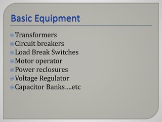 Equipments in distribution system | PPTX