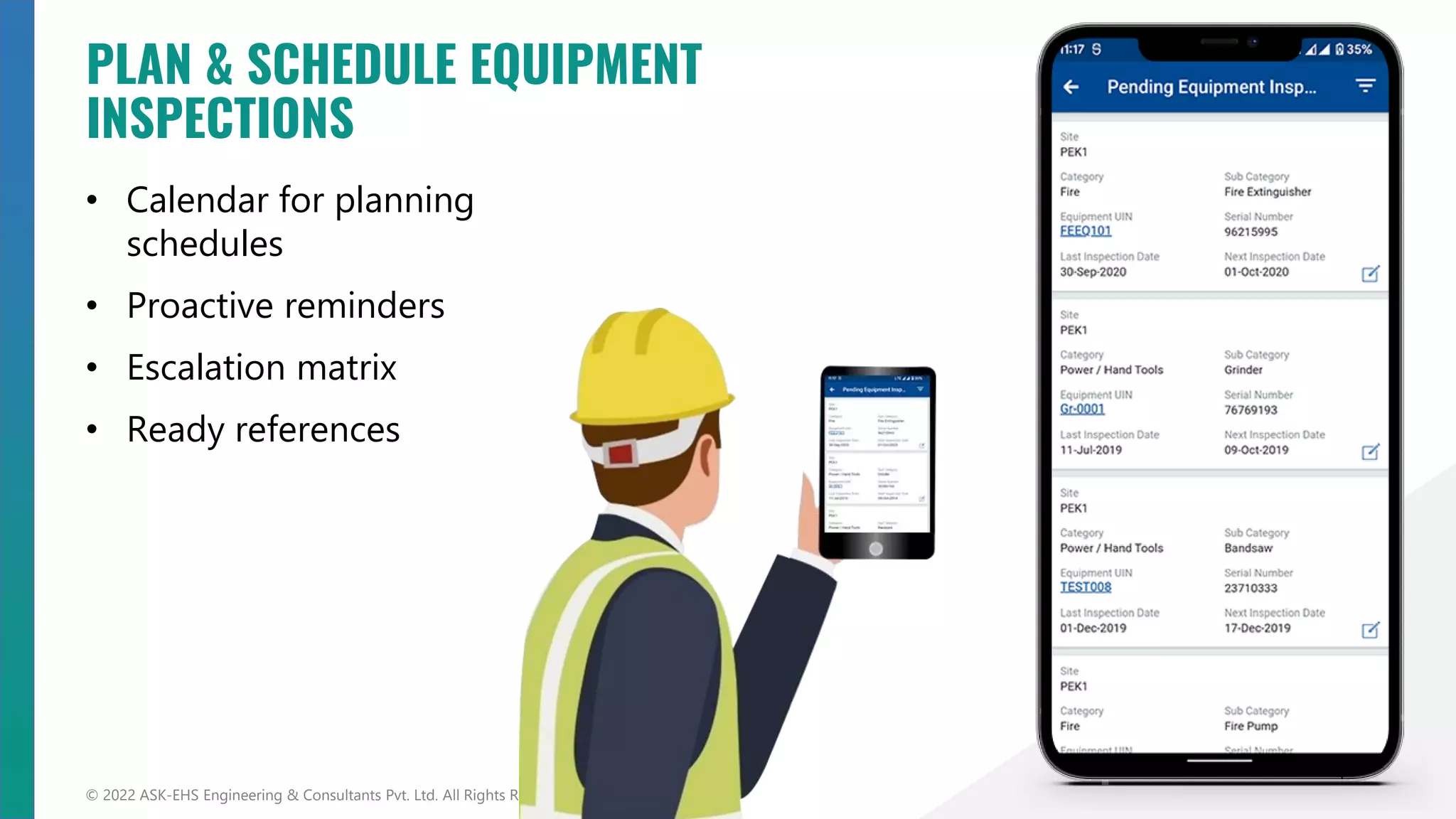 Safety Equipment Inspection Software | PDF