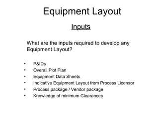 related to creating an equipment layout.ppt