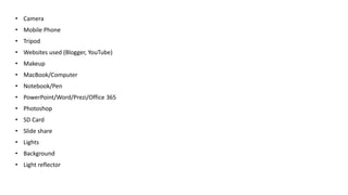 Equipment list | PPT