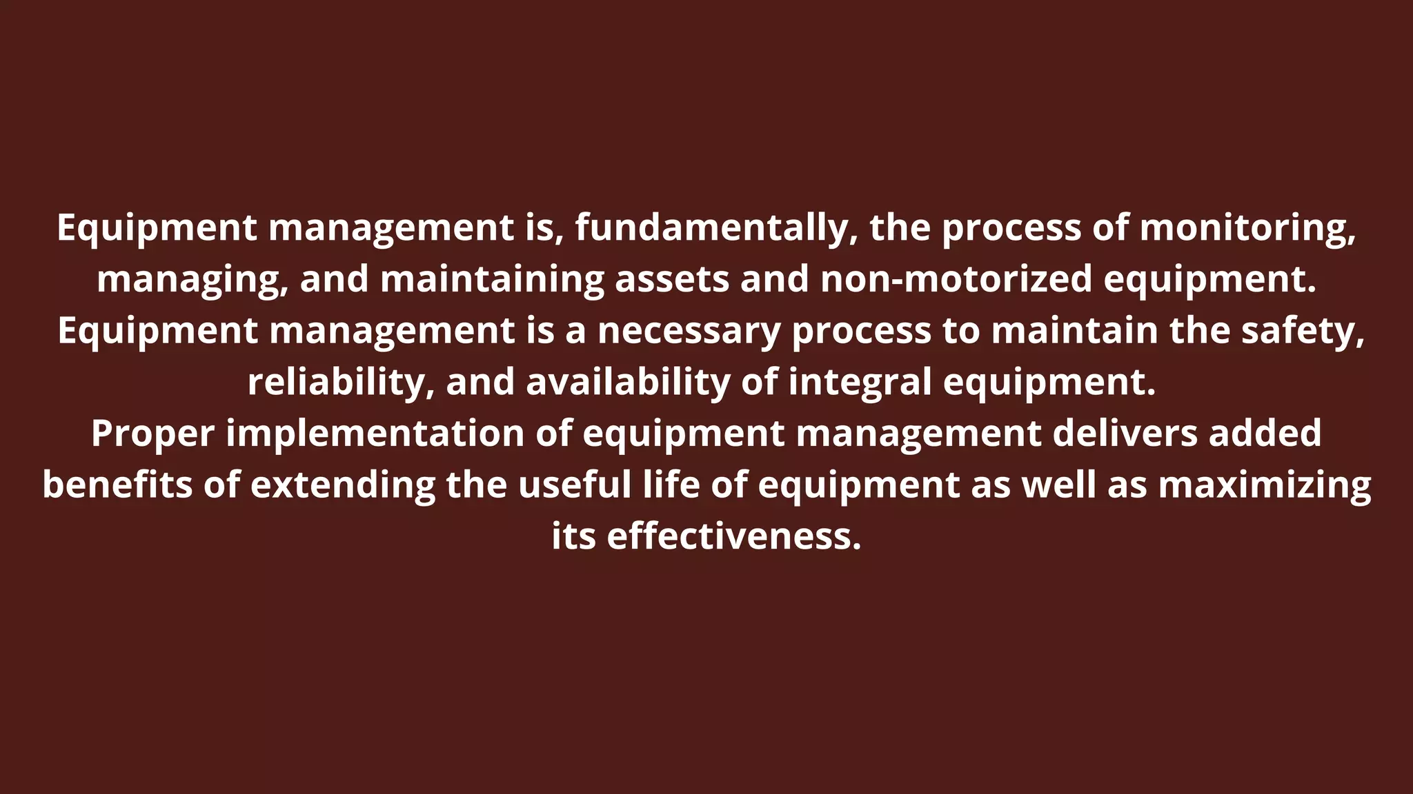 The Importance of Equipment Maintenance in Health Care Environment | PDF