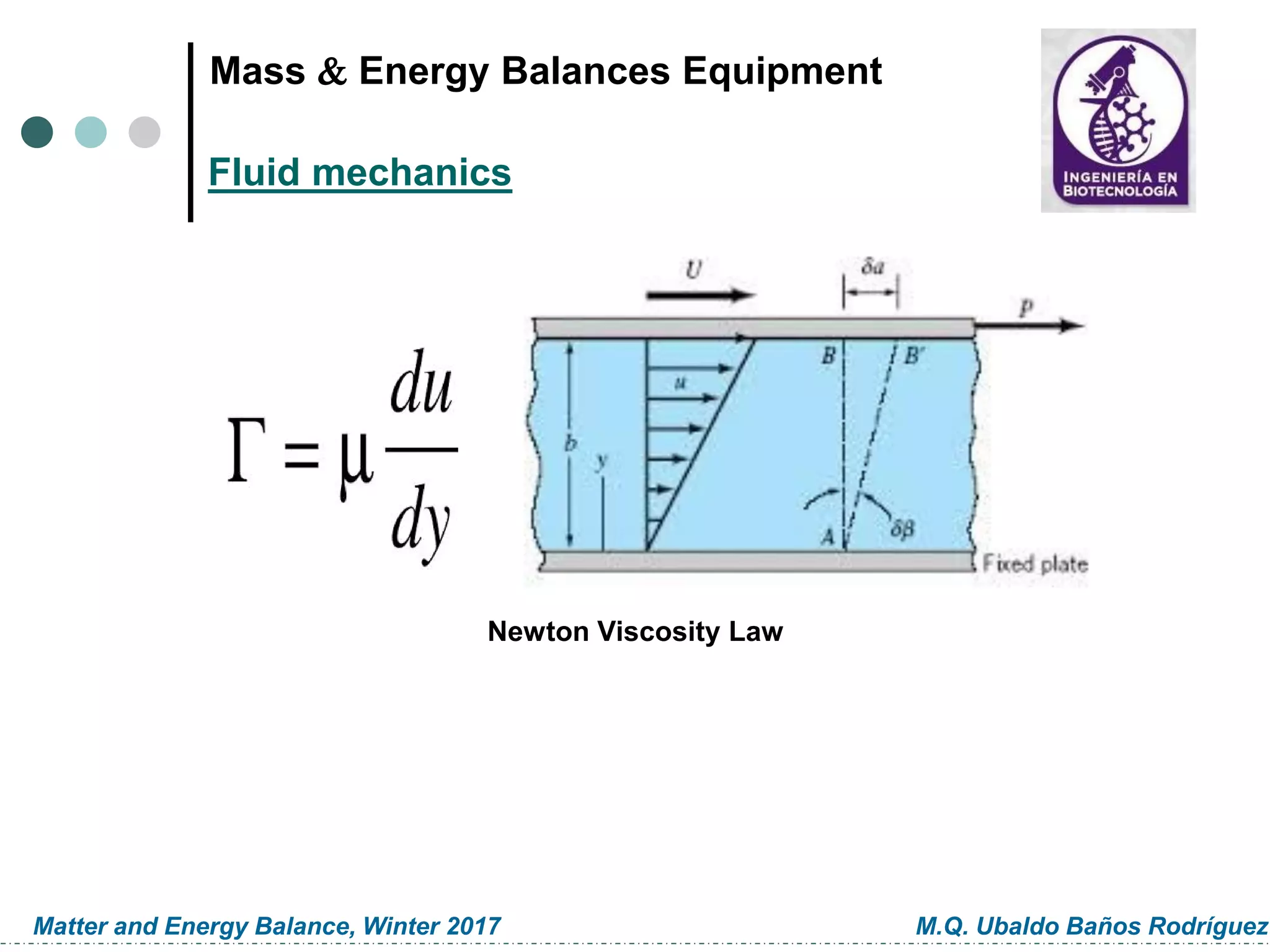 Equipment mass and energy balances | PPT